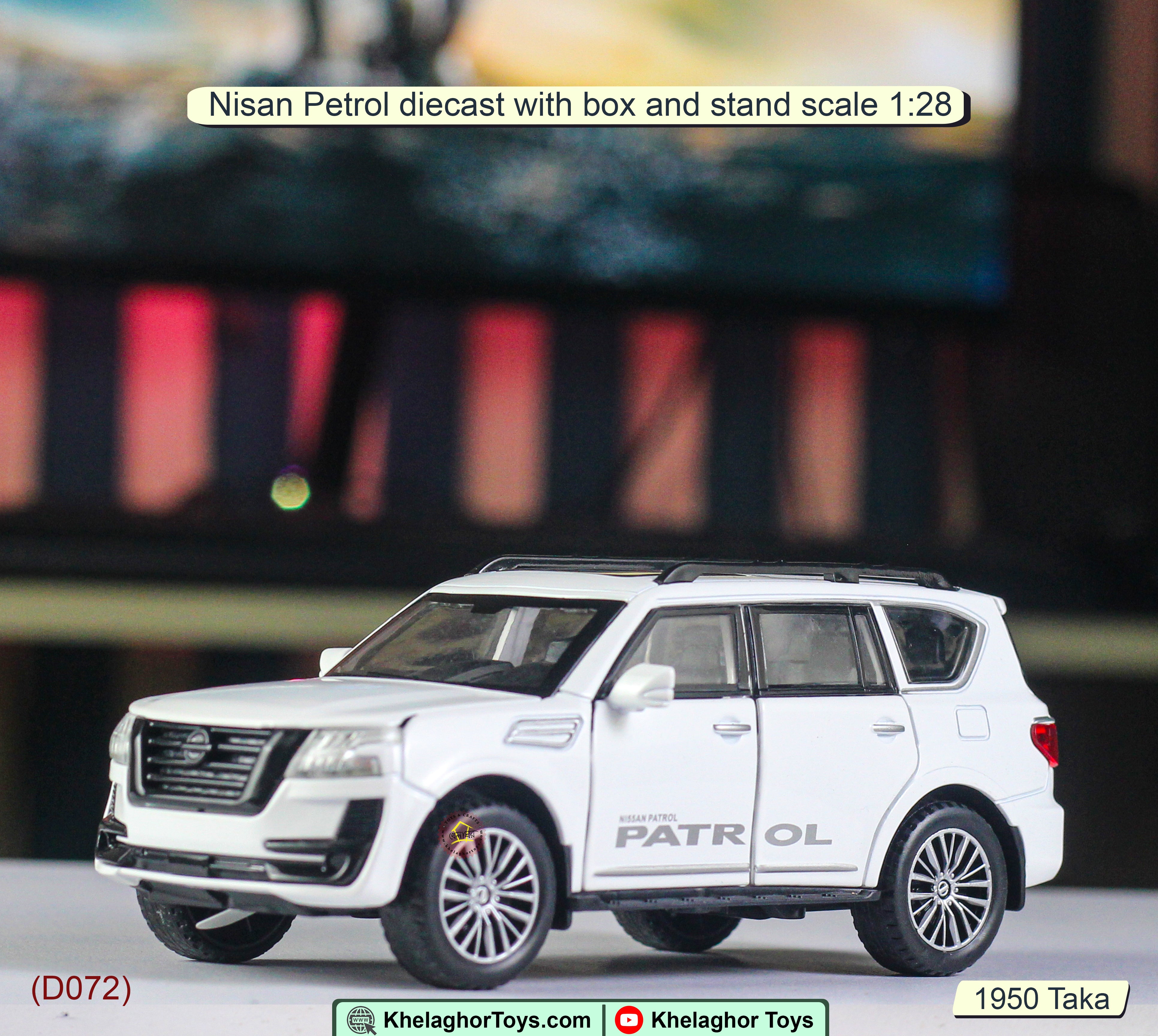 Nissan Patrol Y62 SUV die cast – Khelaghor Toys