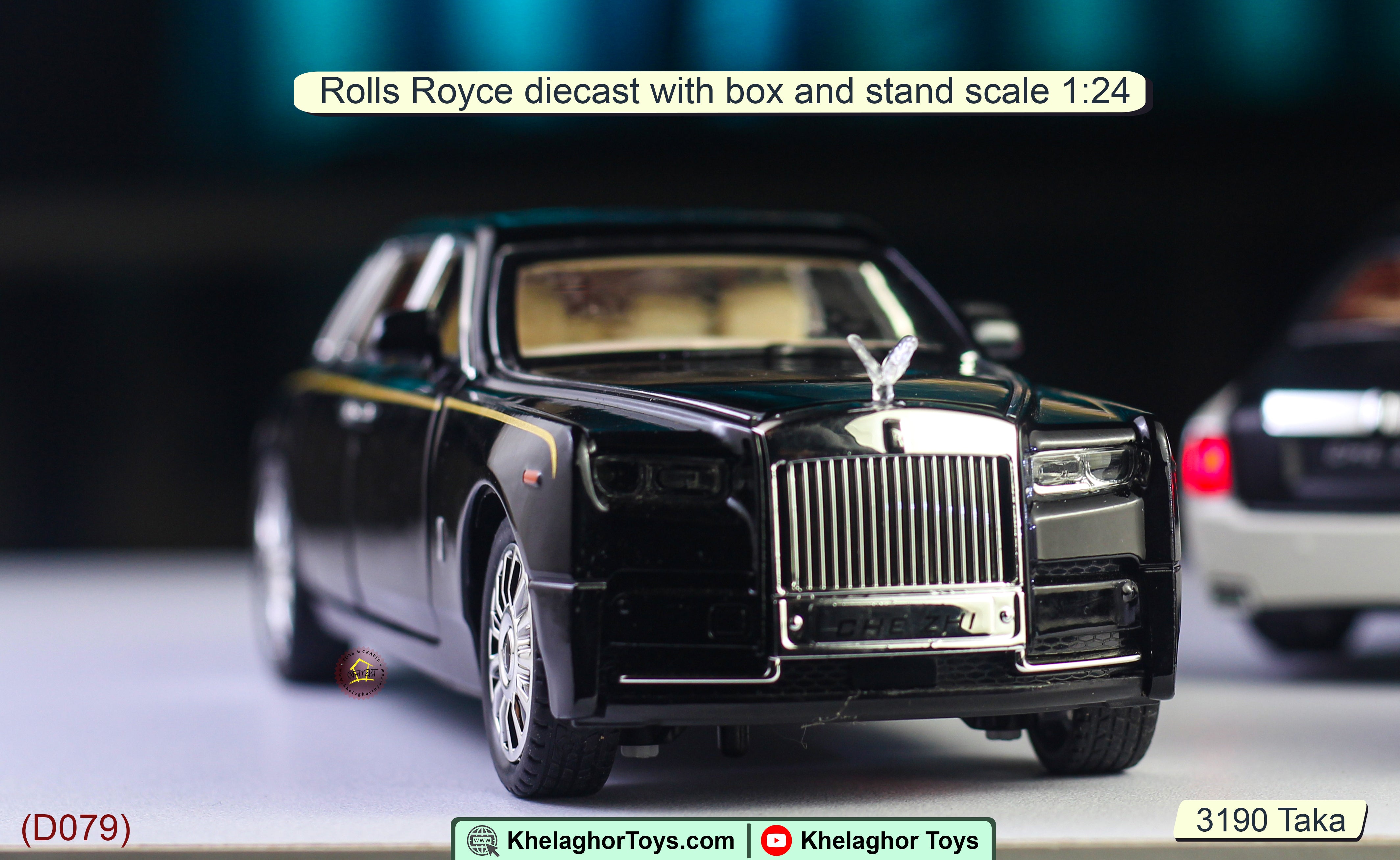 Rolls-Royce Phantom die cast – Khelaghor Toys